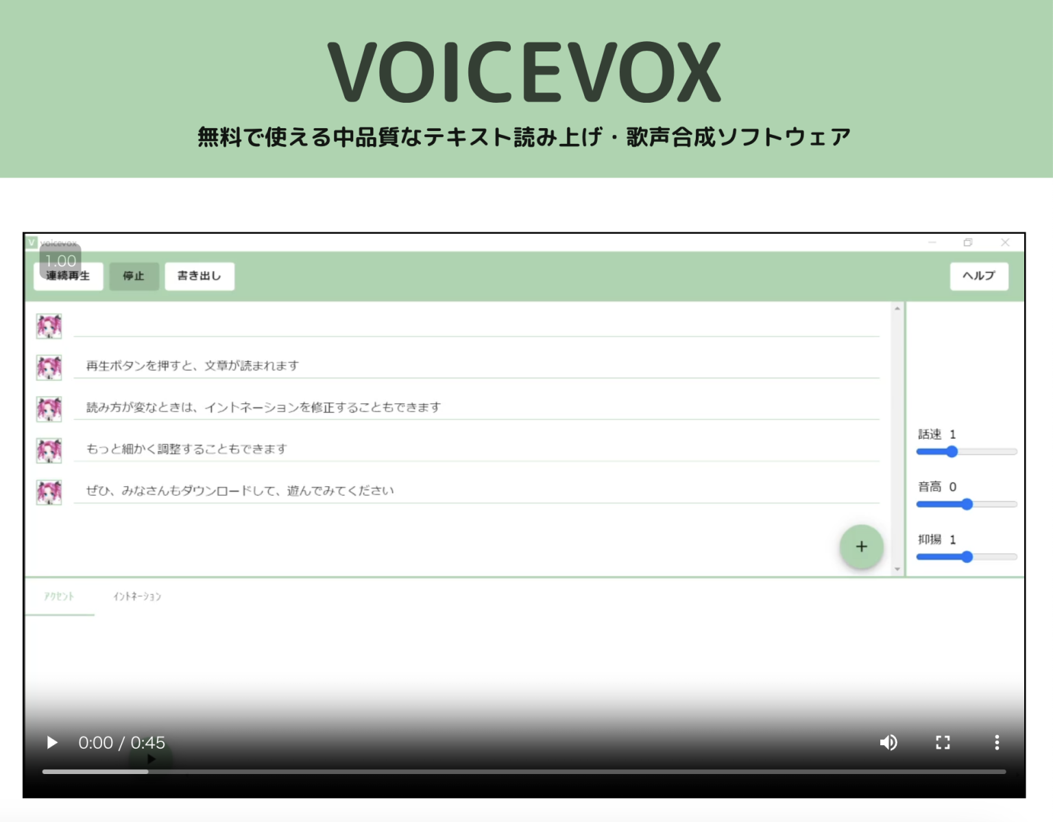VOICEVOXの基本機能・料金・特徴とは。ずんだもんで有名な音声合成技術の全貌とは？実践的な活用法を解説 | ainow