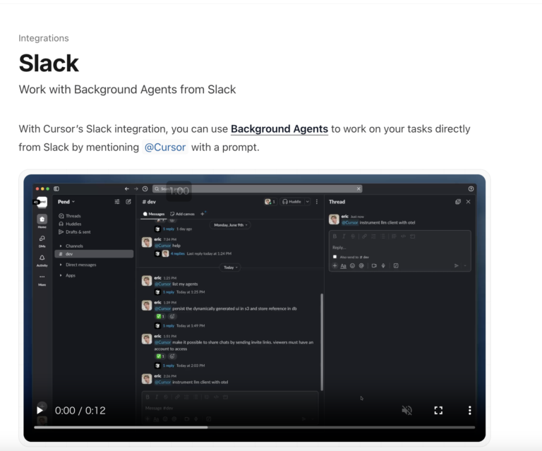 CursorのSlack統合で開発効率が劇的に向上！Background Agentsの革新的な活用方法 | ainow